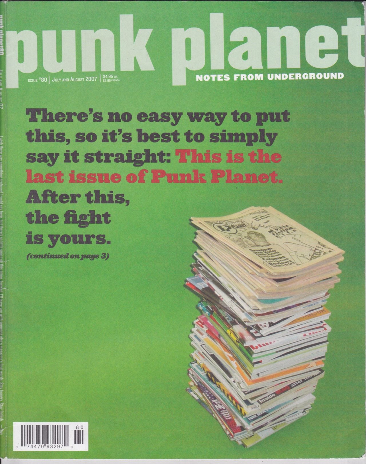 Punk Planet, una delle ultime riviste punk - Edizioni del Frisco